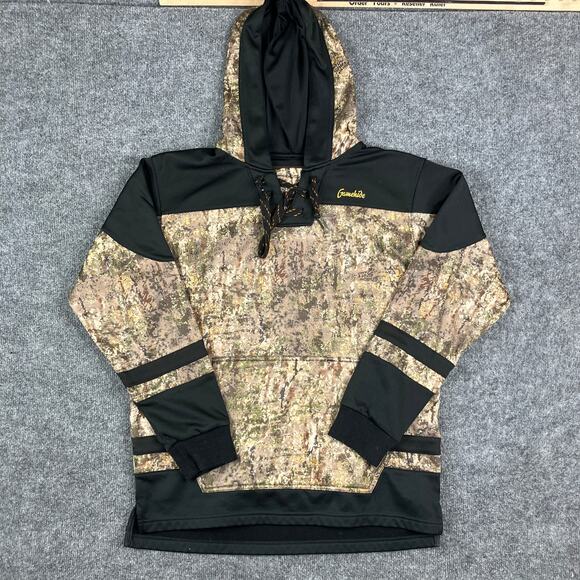 Vintage | Shirts | Gamehide Hoodie Mens L Camo Black Pullover Lace Up ...
